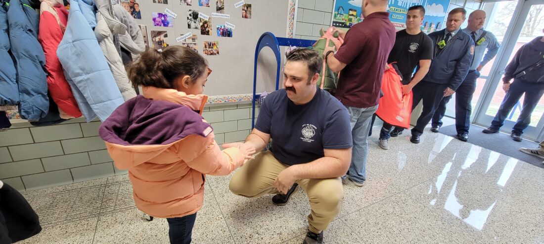 City firefighters hand out winter coats to students | News, Sports ...